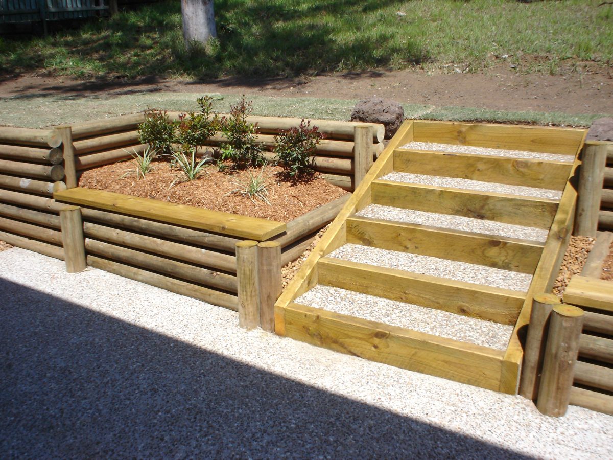 Retainer Walls and Stairs - GM Landscaping Services Pty Ltd